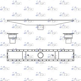CSC Truck Radiator Bottom Tank