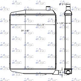 Caterpillar 740 Articulated Dump Truck Radiator