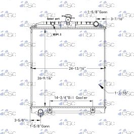Hino Truck Radiator