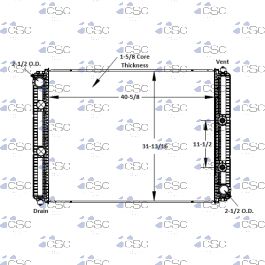International/Navistar Radiator