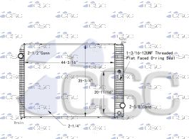 International Navistar Truck Radiator