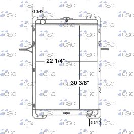 Mack Midliner MS/CS300 Radiator