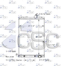 Mack Truck Radiator