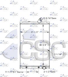 Mack Truck Radiator